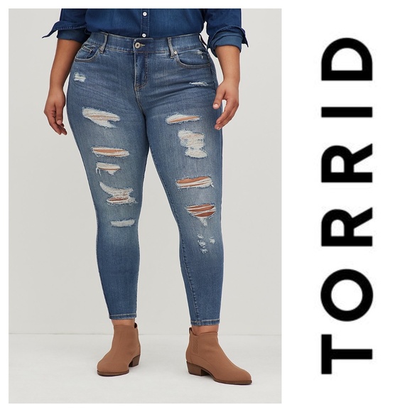 torrid | Jeans | Torrid Plus Size Bombshell Skinny Premium Stretch ...
